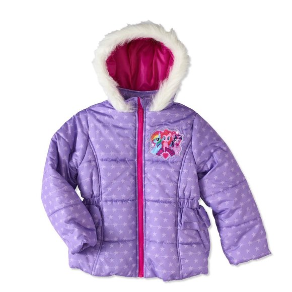 My Little Pony | Jackets & Coats | Little Girls My Little Pony Purple ...